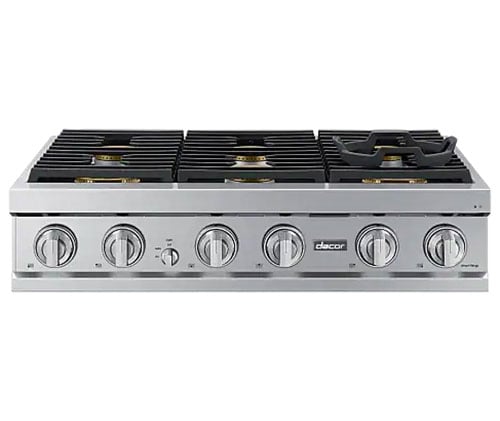 Dacor 36" Silver Stainless Rangetop DTT36T960GS/DA