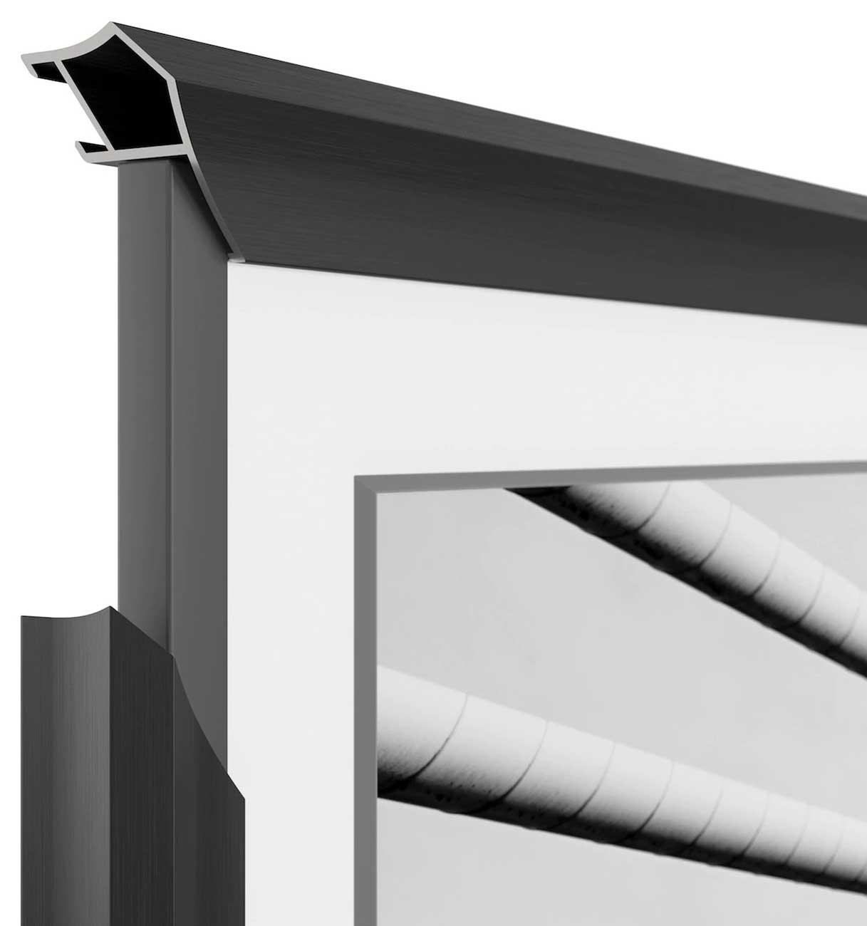 Samsung Frame My TV 85" Frame In Anodized Black | Abt