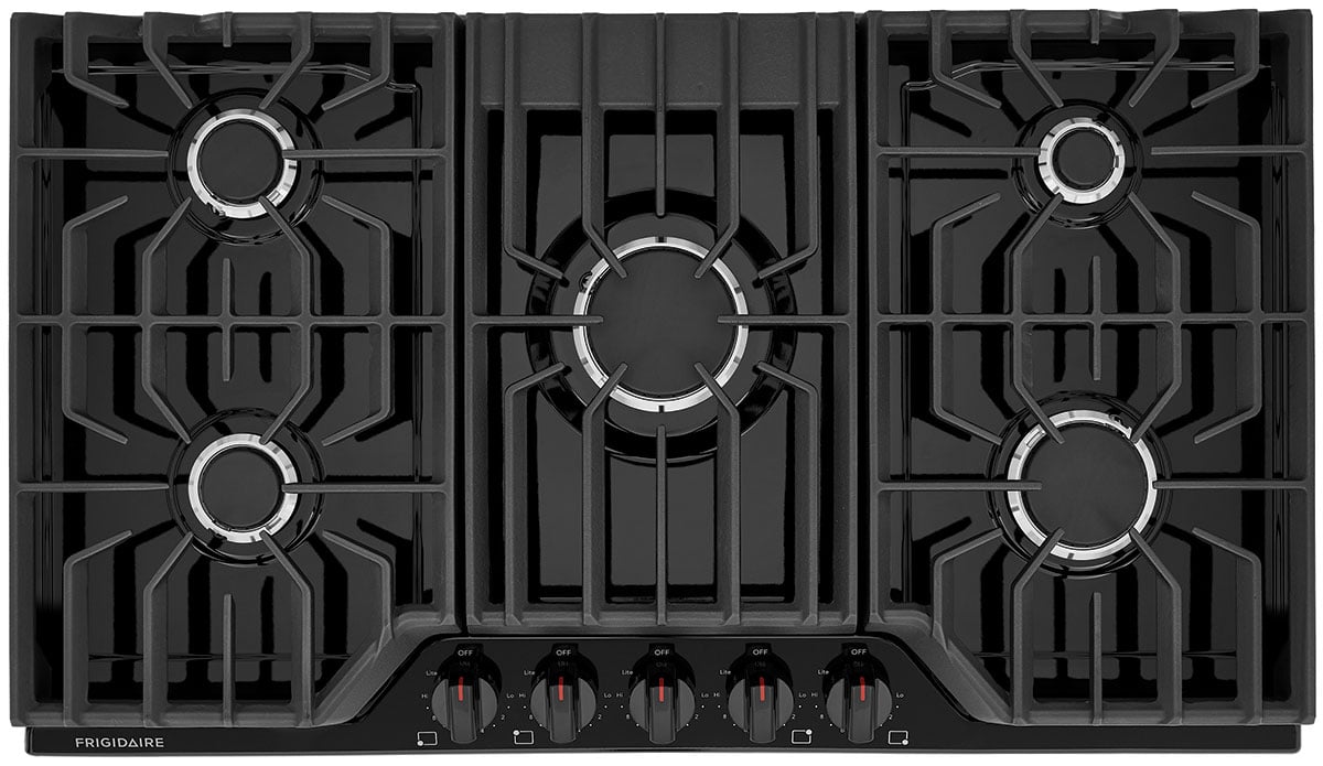 Frigidaire ADA 36" Black Gas Cooktop FCCG3627AB | Abt