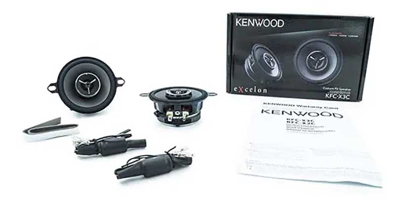 Kenwood eXcelon 3-1/2" Custom Fit Speaker (Pair) - KFC-X3C