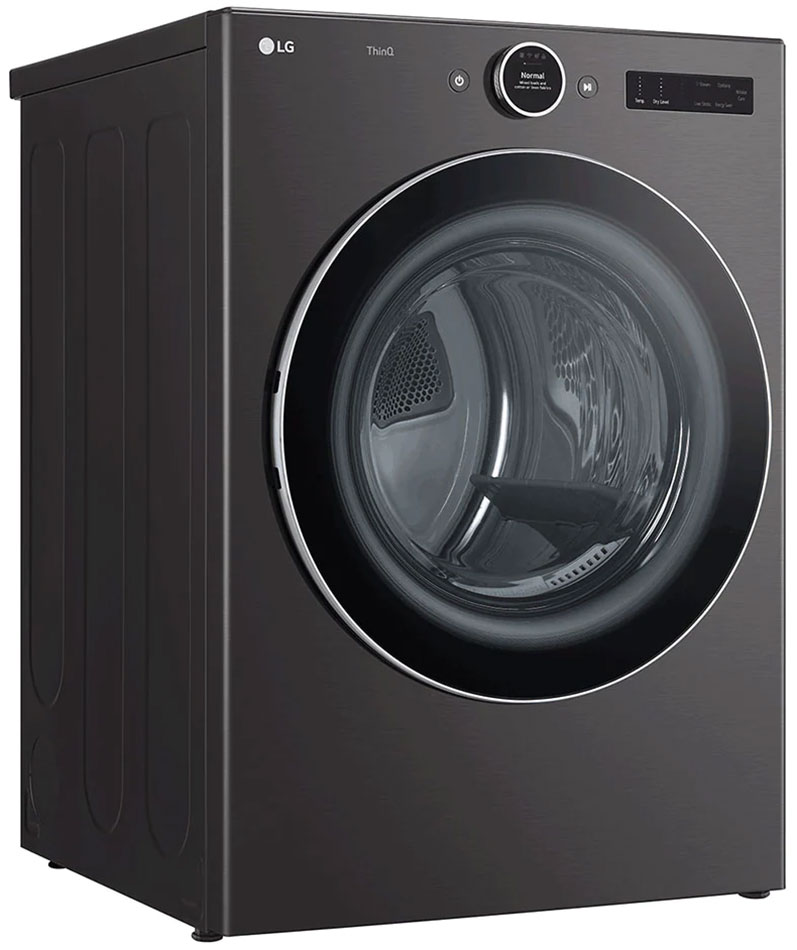 LG DLEX6700B 7.4 Cu. Ft. Black Steel Electric Dryer | Abt