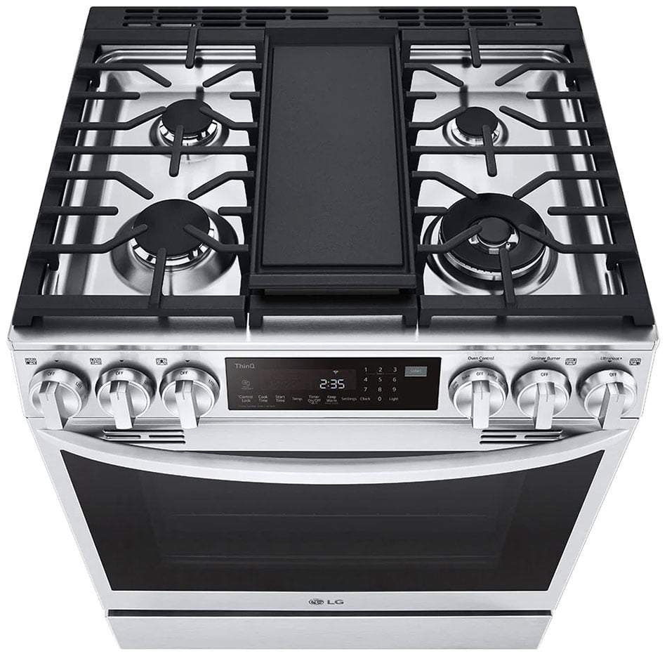 LG 6.3 Cu. Ft. Slide-In Dual Fuel Range LSDL6336F | Abt