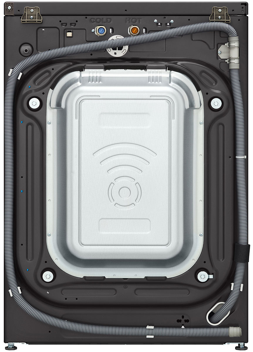 LG 5 Cu. Ft. Black Steel Front Load Washer WM6500HBA | Abt