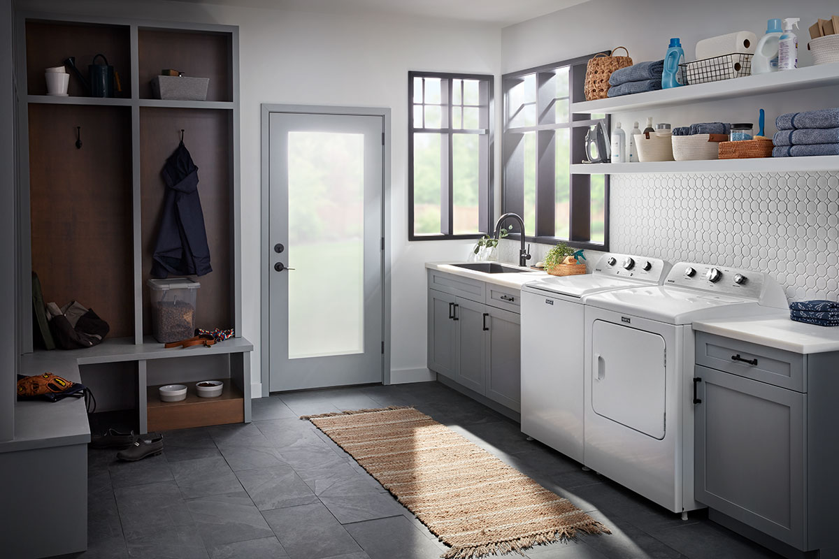 Maytag 7 Cu. Ft. White Electric Dryer MED4500MW