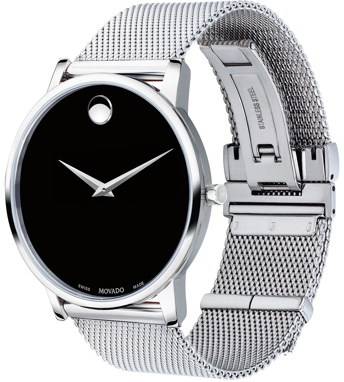 Movado Museum Classic Stainless Steel Mens Watch - 0607219