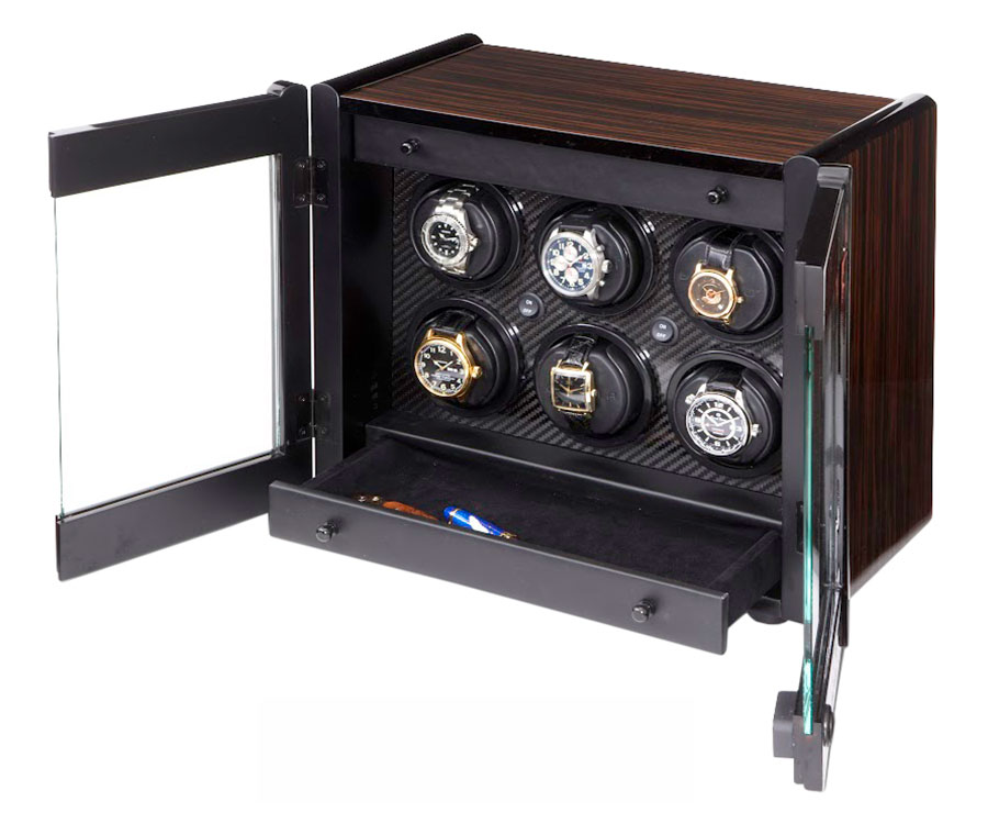 Orbita Avanti Six Macassar Rotorwind Watch Winder | Abt