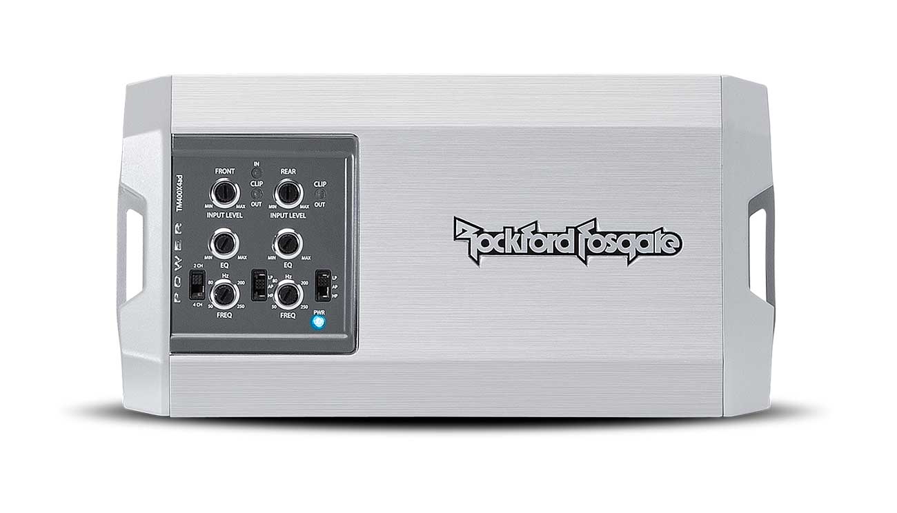Rockford Fosgate Source Unit, 4 Speaker & Amp Kit HD9813RG-STAGE3