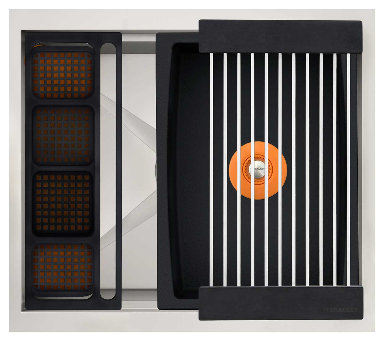 The Galley 24-Inch Graphite WashStation 2C - IWA2CGT | Abt