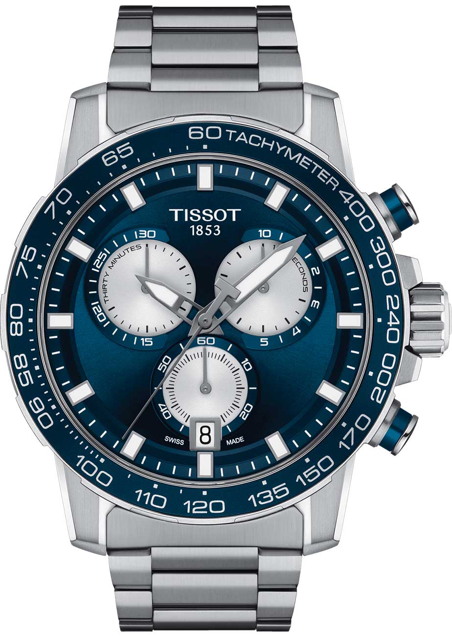 Tissot Supersport Chrono Blue Dial SS Watch T125.617.11.041.00