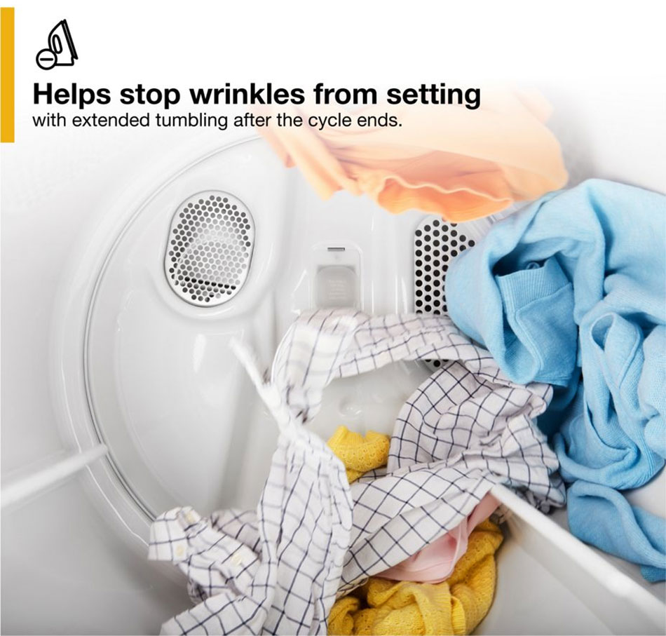 Whirlpool 7 Cu. Ft. White Electric Dryer WED5050LW | Abt