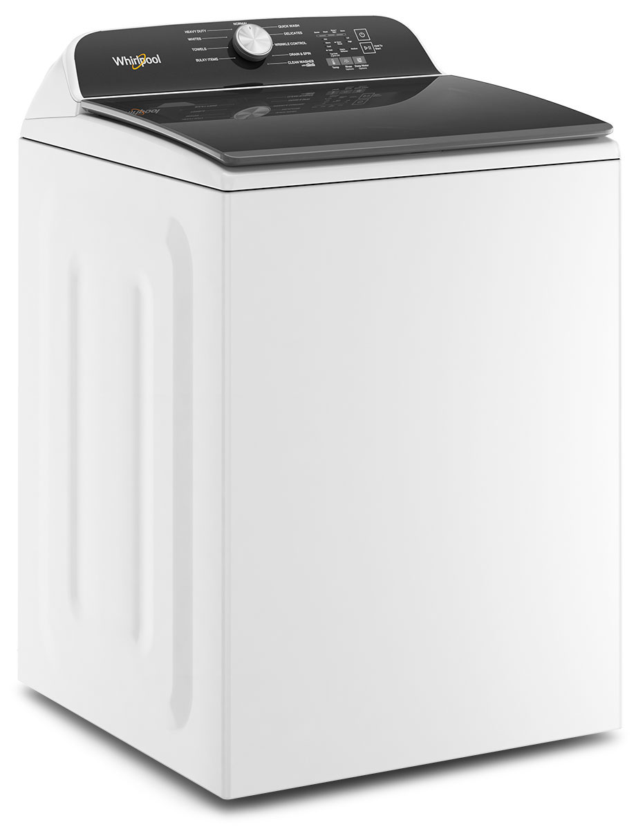 Whirlpool 5.3 Cu. Ft. White Top Load Washer WTW500CMW | Abt