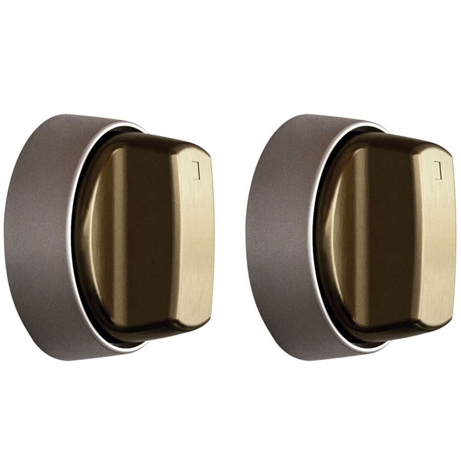 Wolf Brushed Brass Knob Kit for Select Wolf Ovens | Abt