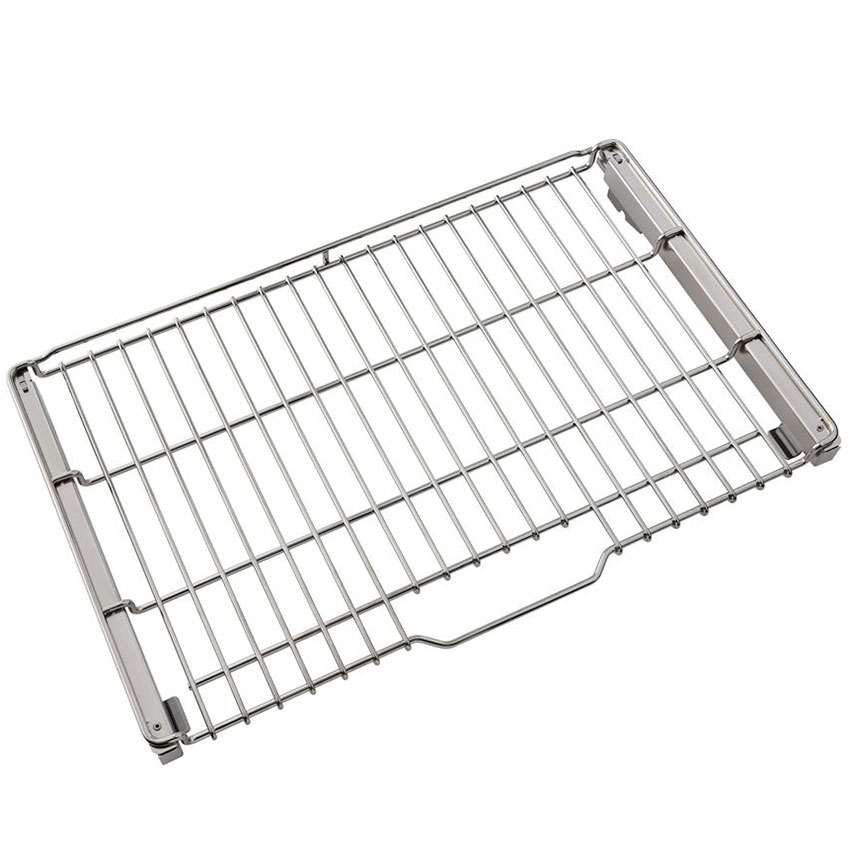 Wolf Stainless Steel Full-Extension Ball-Bearing Rack | Abt