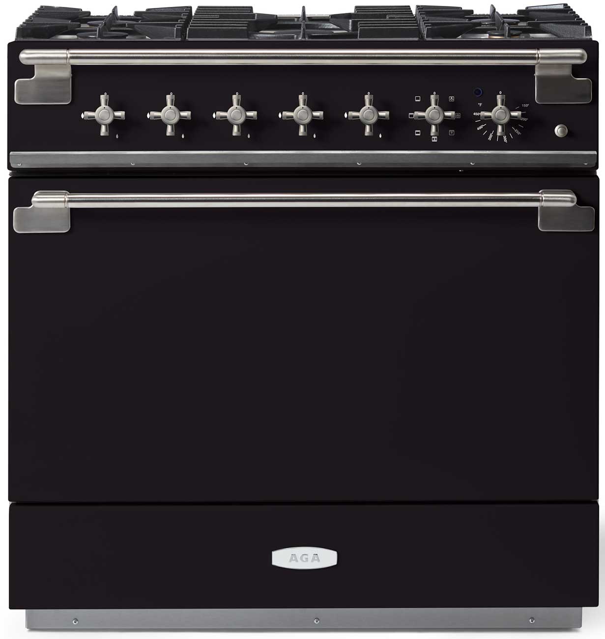AGA Elise Dual Fuel Range 36-Inch in Matte Black - AEL361DFMBL | Abt