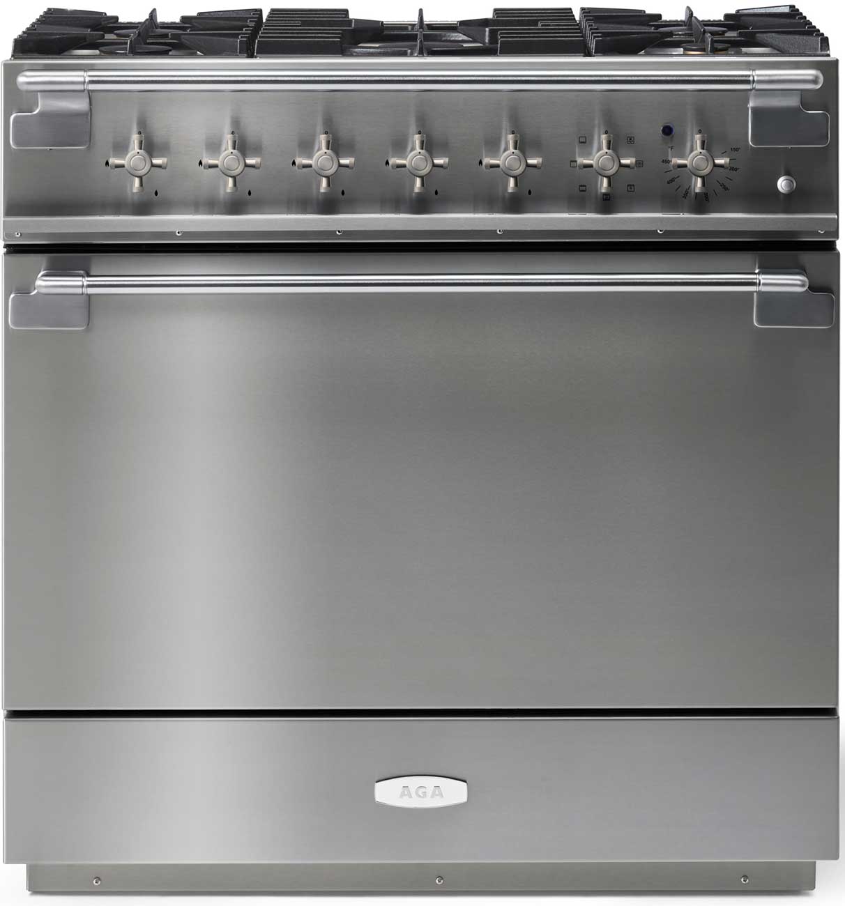 AGA Elise Dual Fuel Range 36-Inch in Stainless Steel - AEL361DFSS