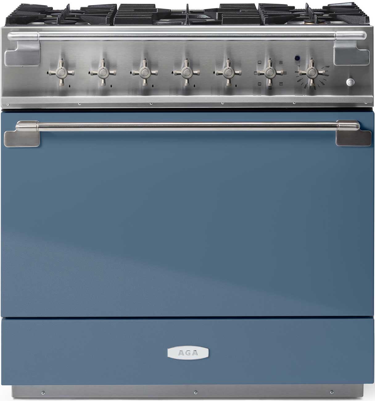 AGA Elise Dual Fuel Range 36-Inch in Stone Blue - AEL361DFSTB | Abt
