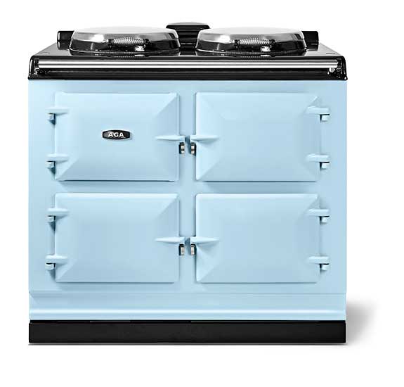 AGA eR7 100 Cast Iron Electric Range Duck Egg Blue - AER7339DEB | Abt