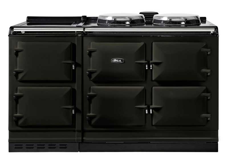 AGA eR7 150 60" Pewter Electric Range Induction Hotcupboard