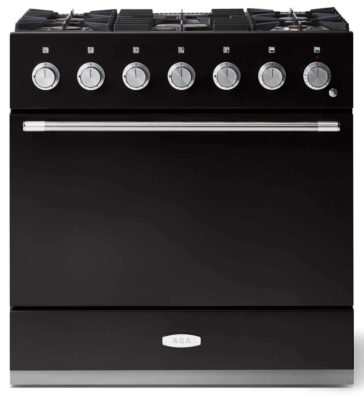 AGA Mercury Dual Fuel Range 36-Inch in Matte Black - AMC36DFMBL | Abt