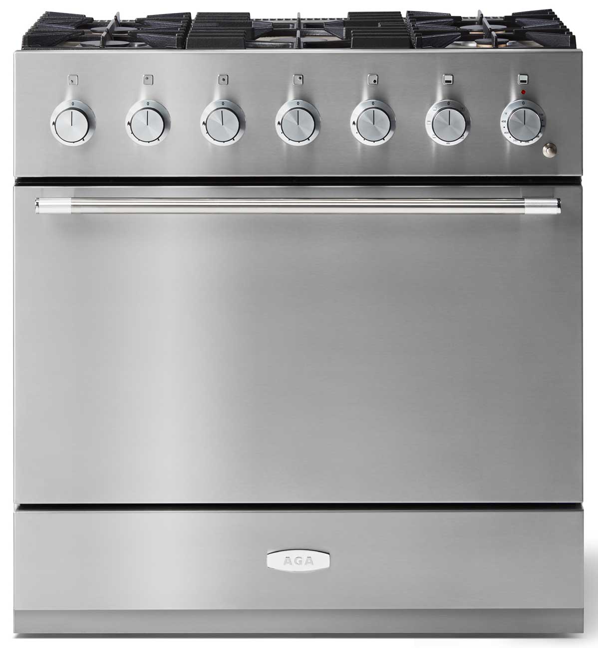 AGA Mercury Dual Fuel Range 36-Inch in Stainless Steel - AMC36DFSS