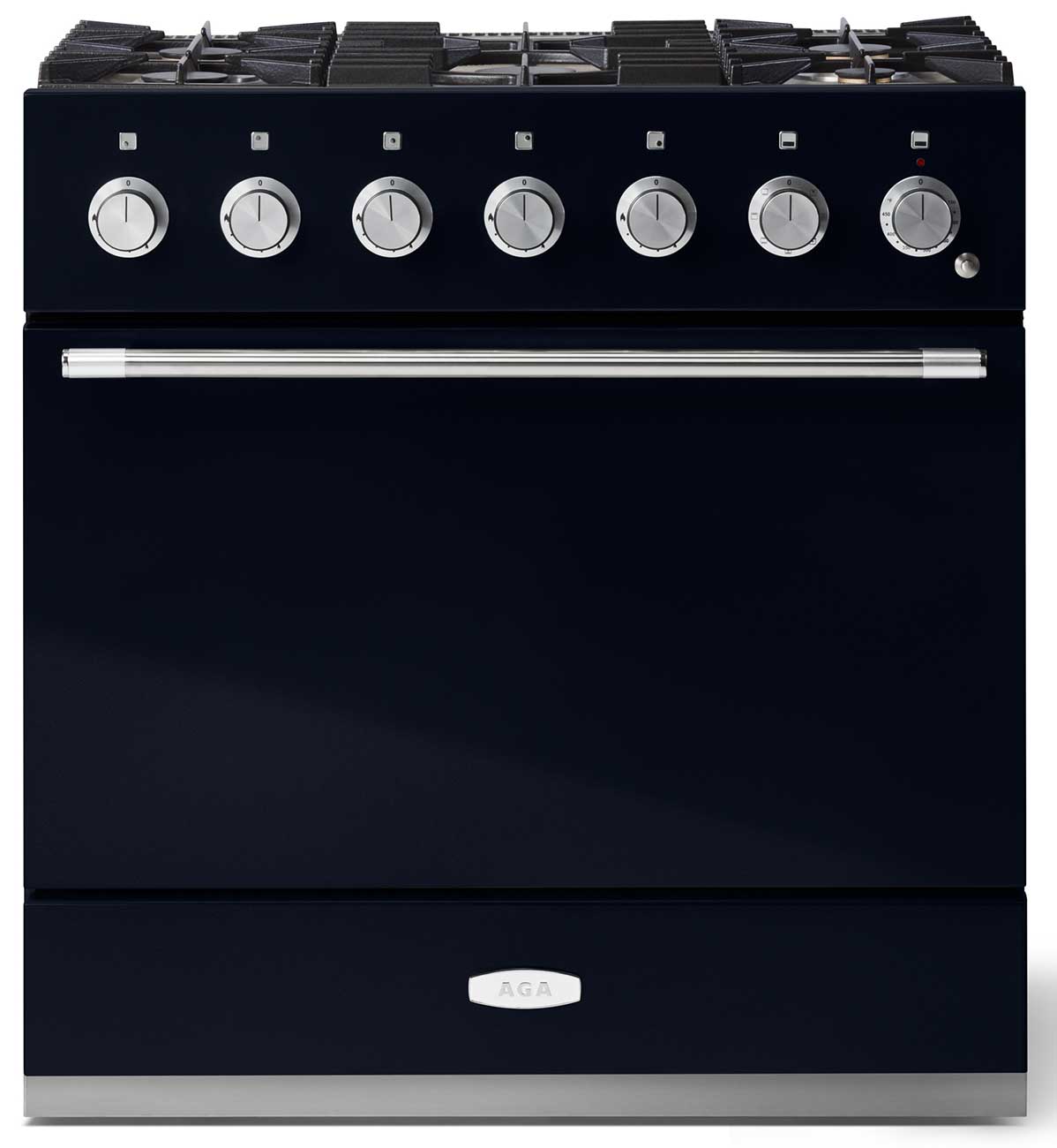 AGA Mercury Dual Fuel Range 36-Inch in Gloss Black - AMC36DFBLK | Abt