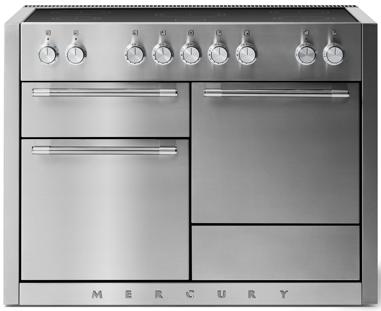 AGA Mercury Induction Range 48-Inch in Stainless Steel - AMC48INSS