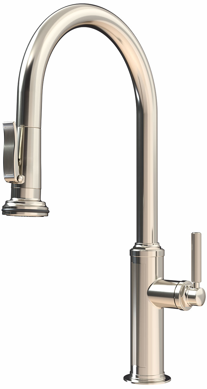 Aspect Stresa Pulldown Faucet Lever Sprayer in Polished Nickel - ST110-2-PN