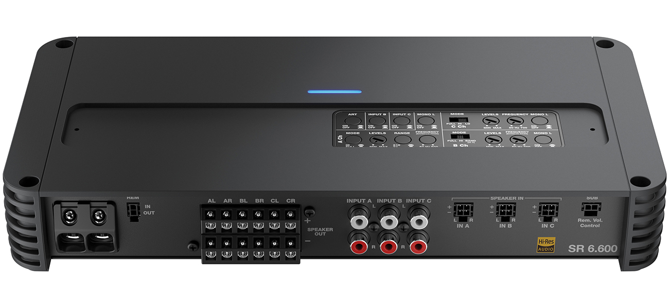 Audison SR 6.600 Amplifier D-Class 1120W 6-Channel - SR6600