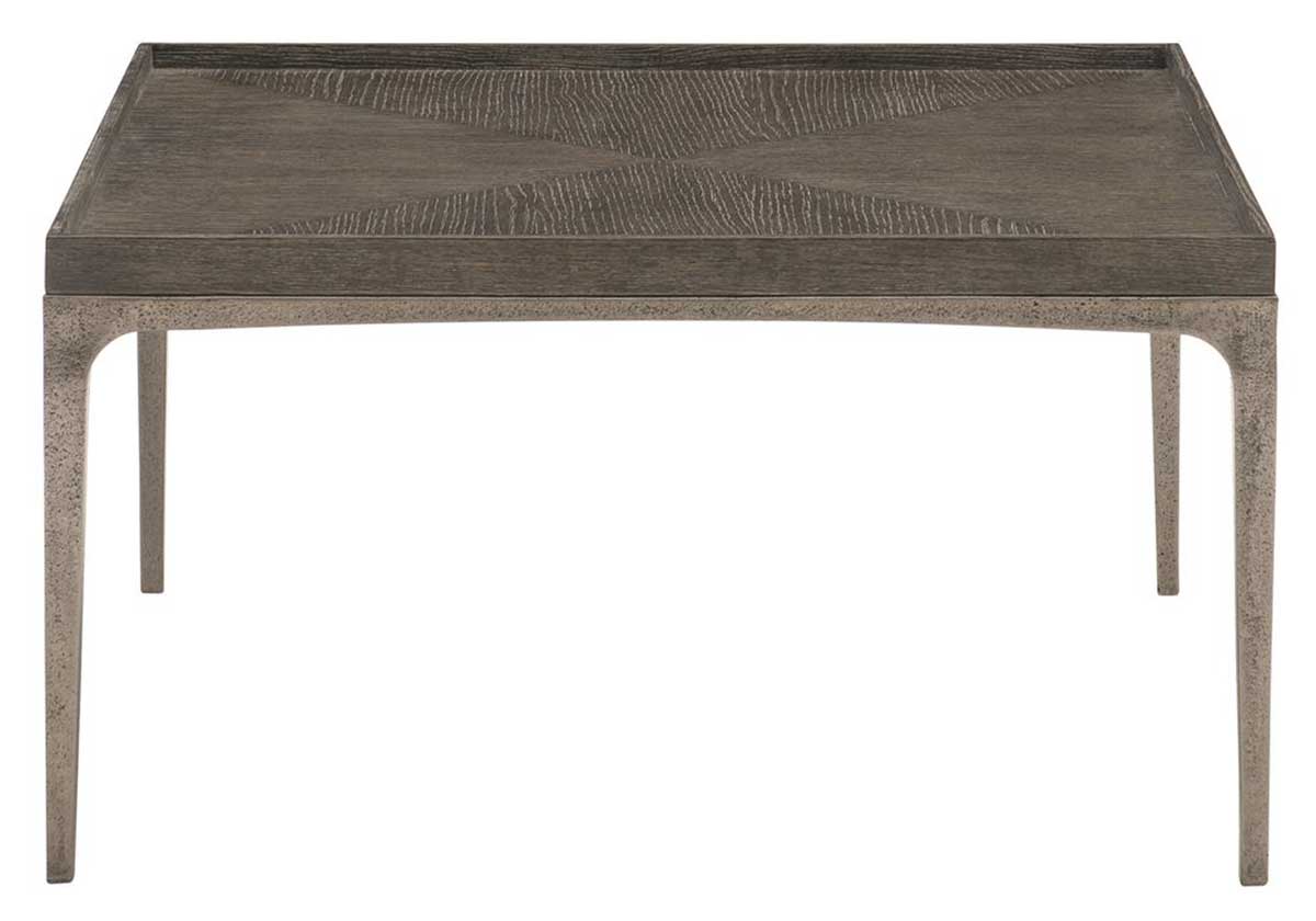 Bernhardt Strata Cocktail Table in Cerused Charcoal|Graphite - 382-031
