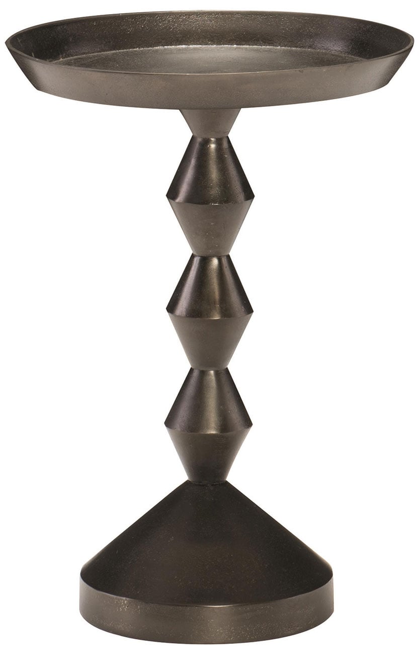 Bernhardt Mirabelle Accent Table in Black Nickel - 375162