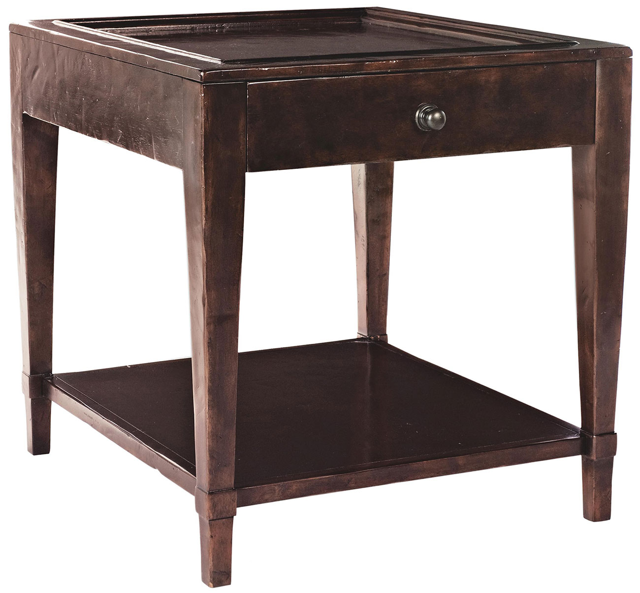 Bernhardt Vintage Patina Side Table in Molasses - 322112B