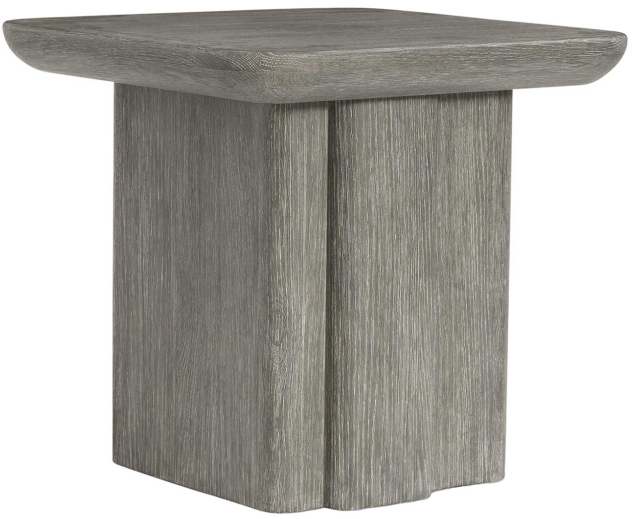 Bernhardt Monolith Square Side Table in Puma Finish - 343125