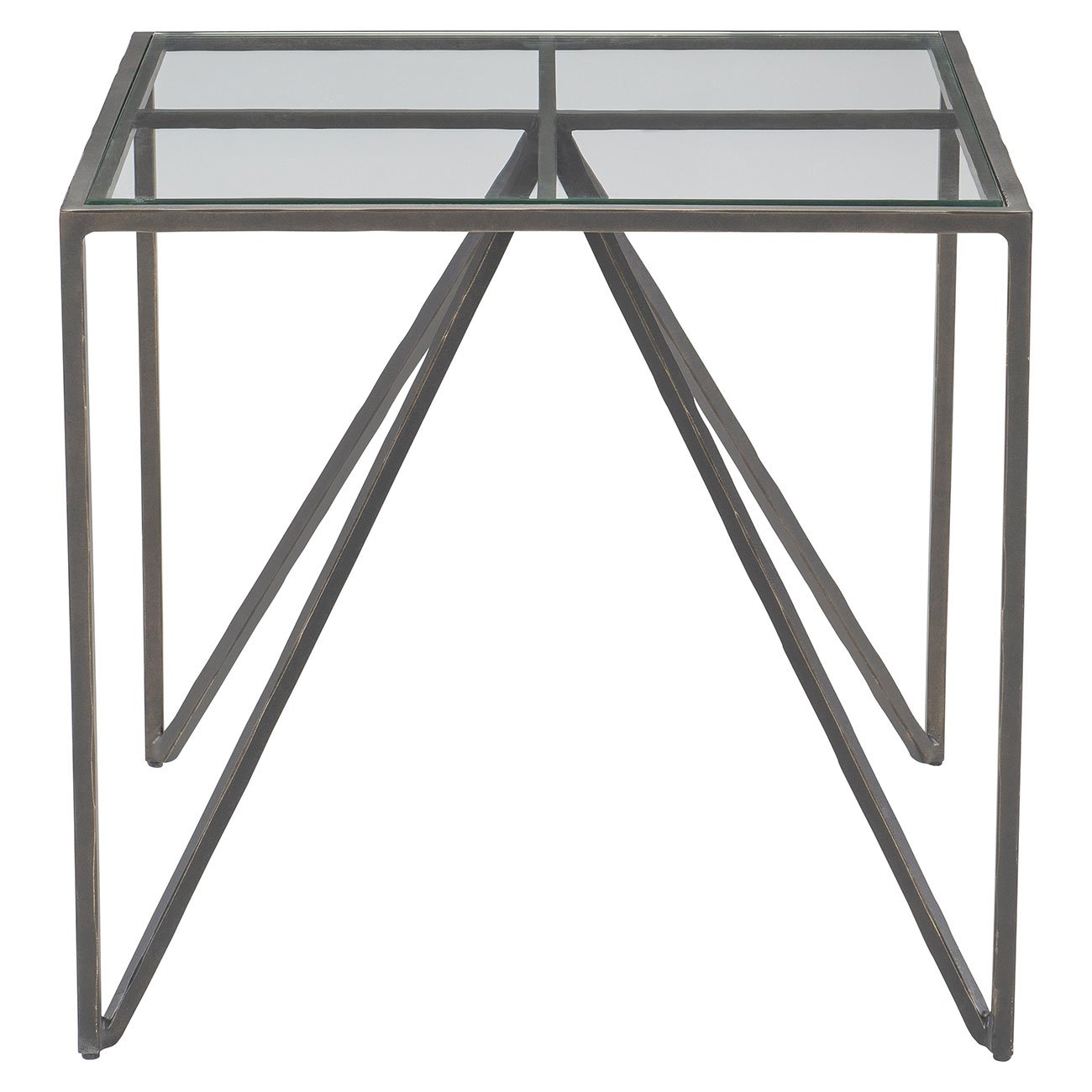 Bernhardt Fulton Side Table in New Aged Bronze - 427111 | Abt