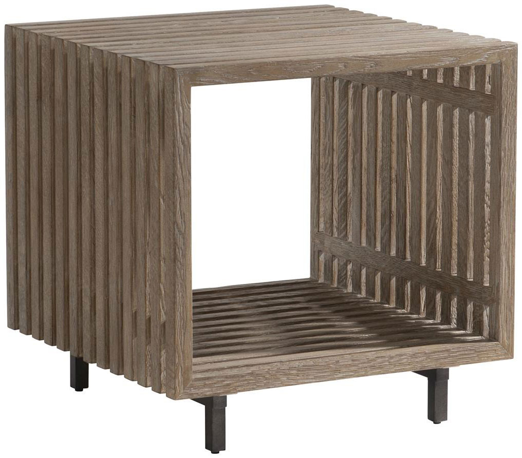 Bernhardt Brumley Side Table in Marcona | Anthracite - 473121