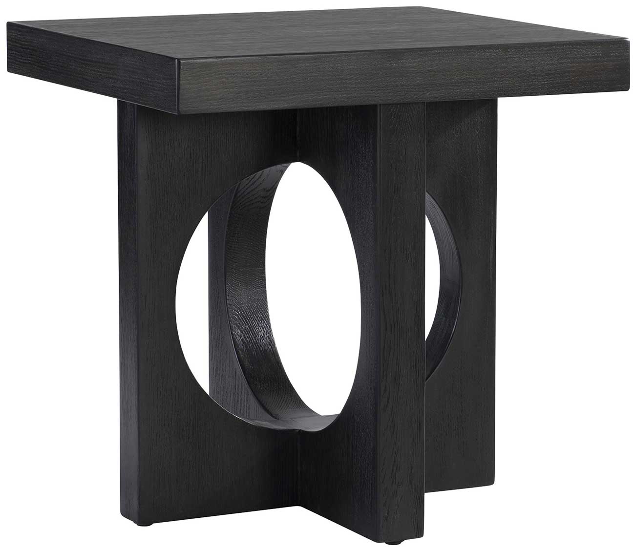 Bernhardt Micah Side Table in Black Truffle - 557121