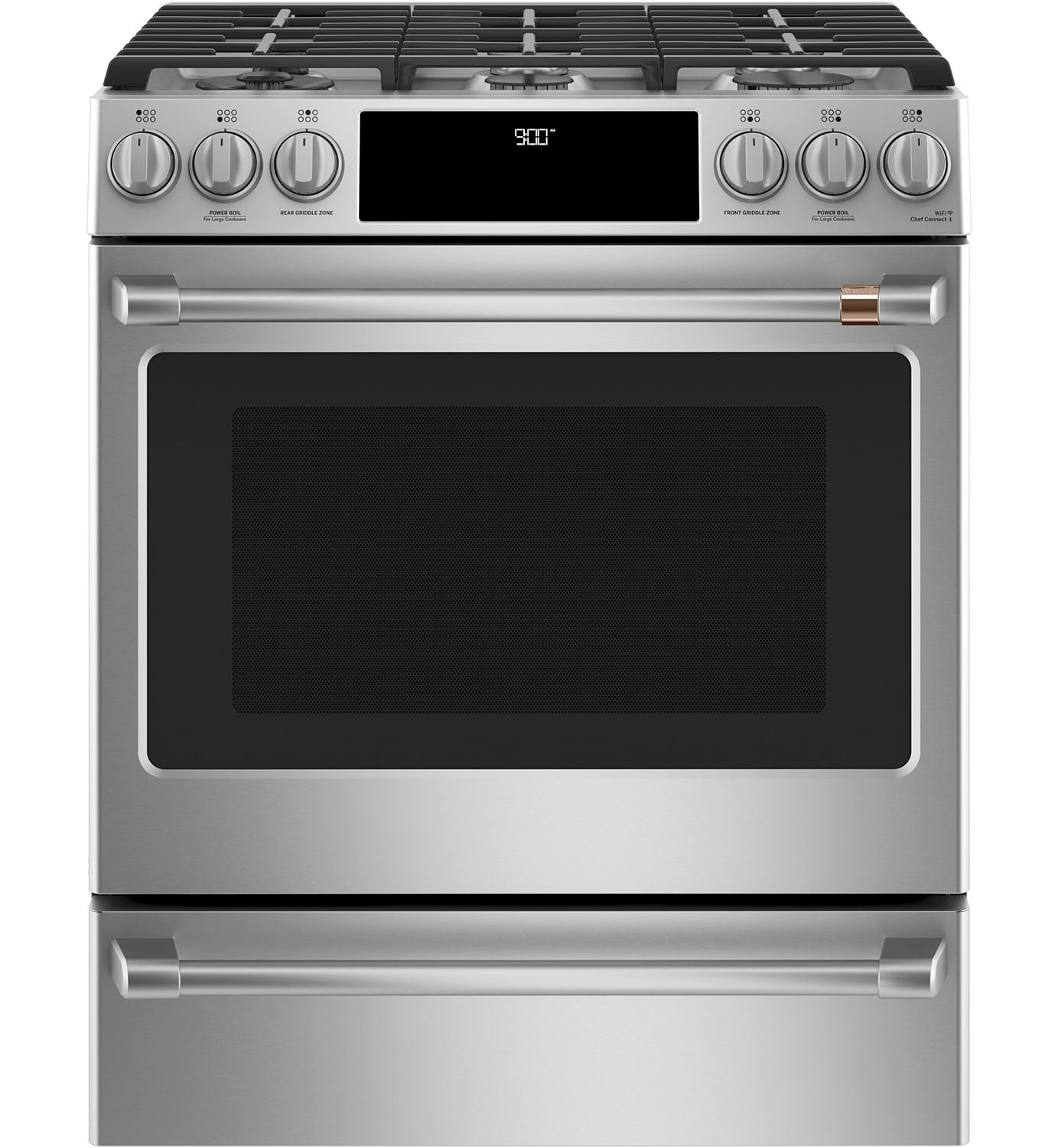 Cafe 30 In. Stainless Dual-Fuel Convection Range C2S900P2MS1 | Abt