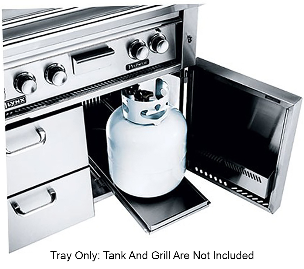 Lynx Stainless Steel Sliding Propane Tank Tray | Abt