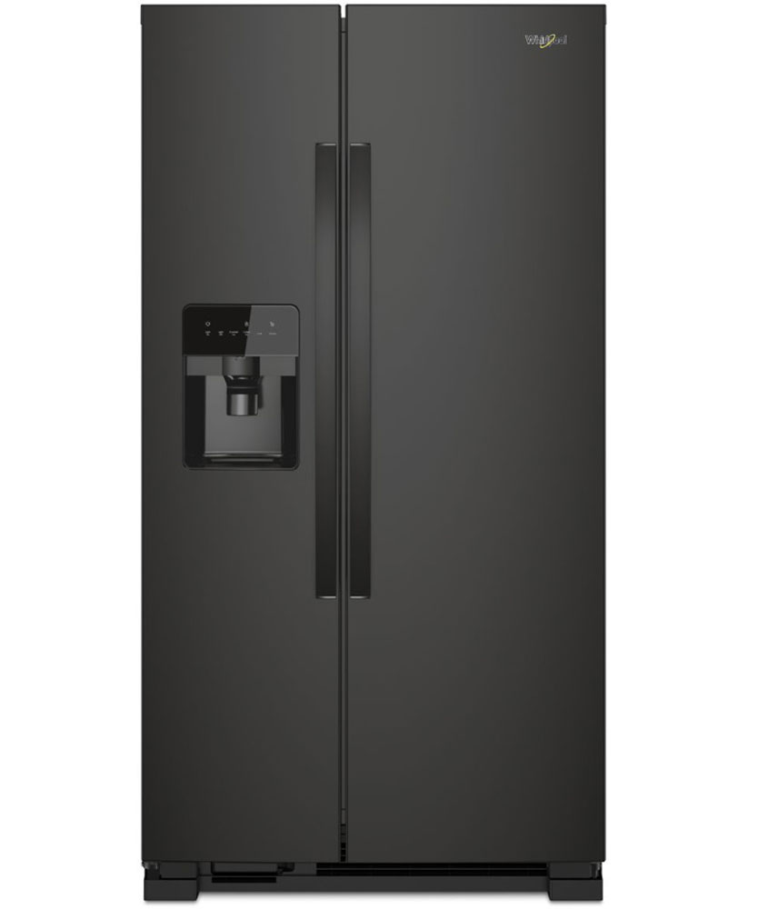 Whirlpool ADA Black Side-By-Side Refrigerator WRS331SDHB