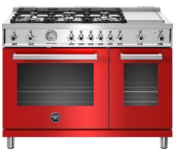 Bertazzoni Professional Series 48" Red Gas Range - PROF486GGASROT