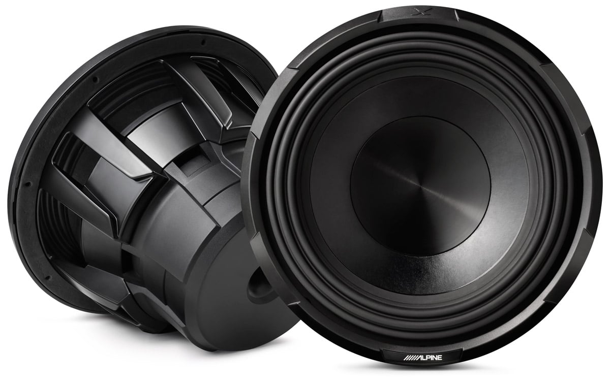 Alpine X-Series 12" Dual 4-Ohm Mobile Subwoofer - X-W12D4