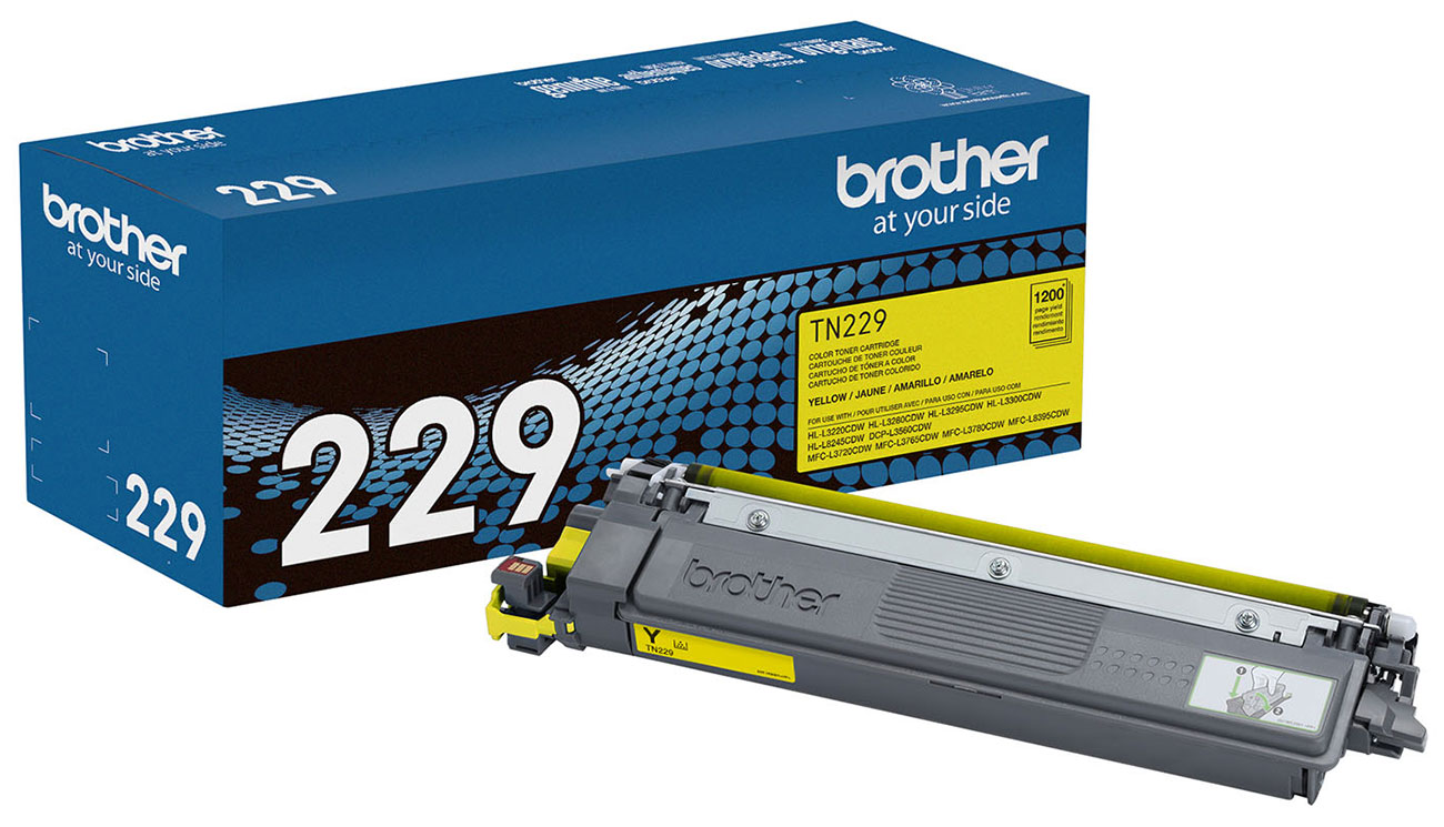 Brother Toner Cartridge Standard Yield in Yellow - TN229Y
