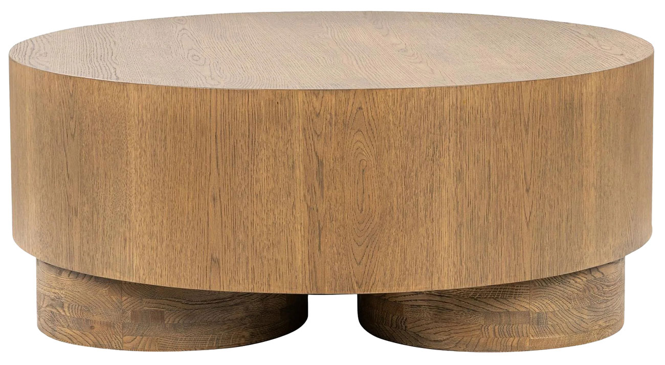 Classic Home Runa Coffee Table 42" Oak Veneer Khaki Mist - CH-51031722