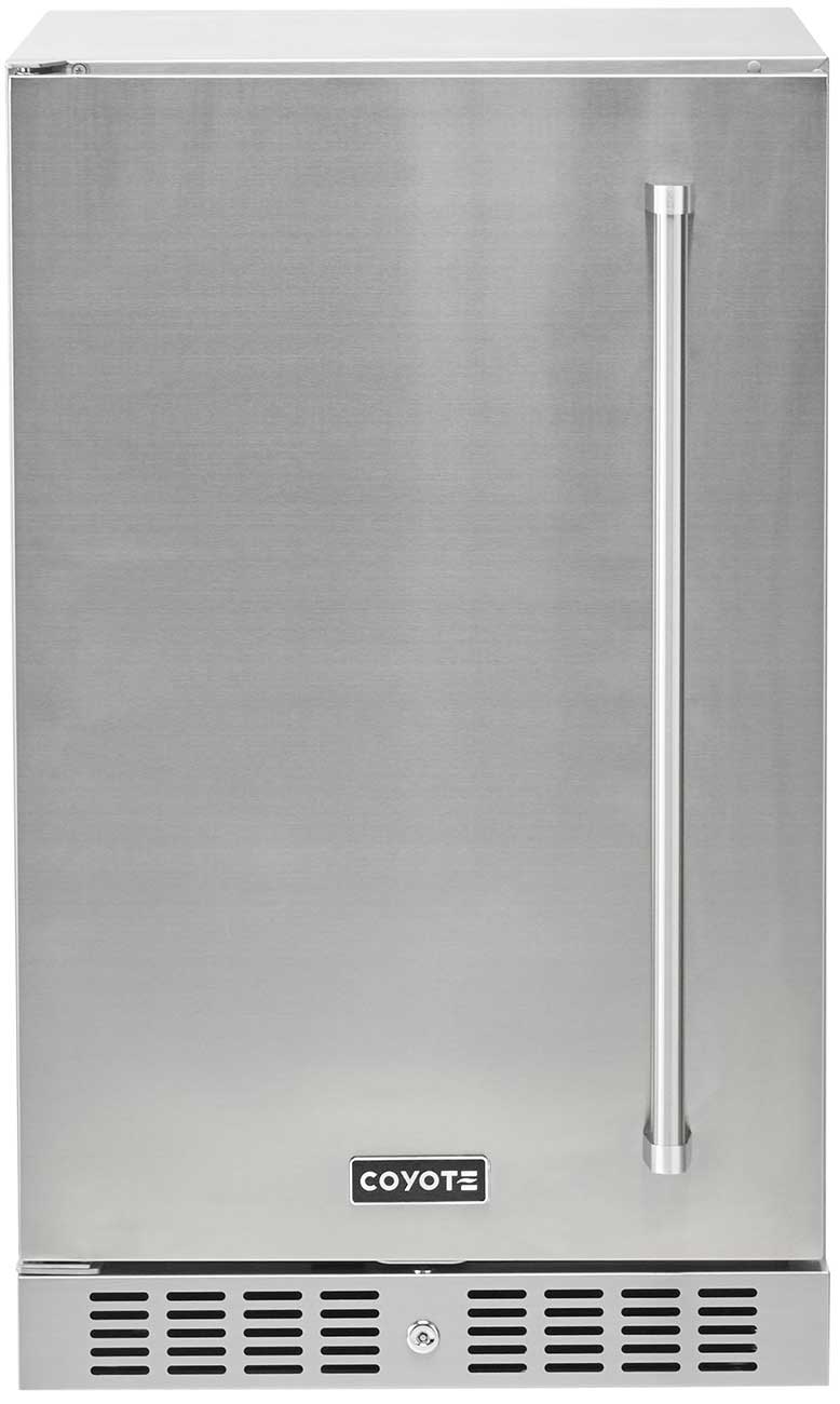 Coyote Built-In Refrigerator Left Hinge 21-Inch Wide - C121RSL