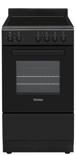Danby Freestanding Electric Range 20-Inch in Black - DER20V1B