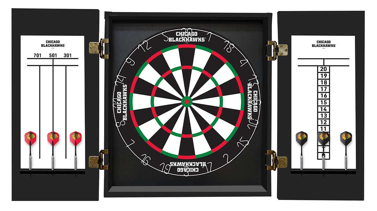 Fan Life Chicago Blackhawks Dartboard Set - 6244002 | Abt