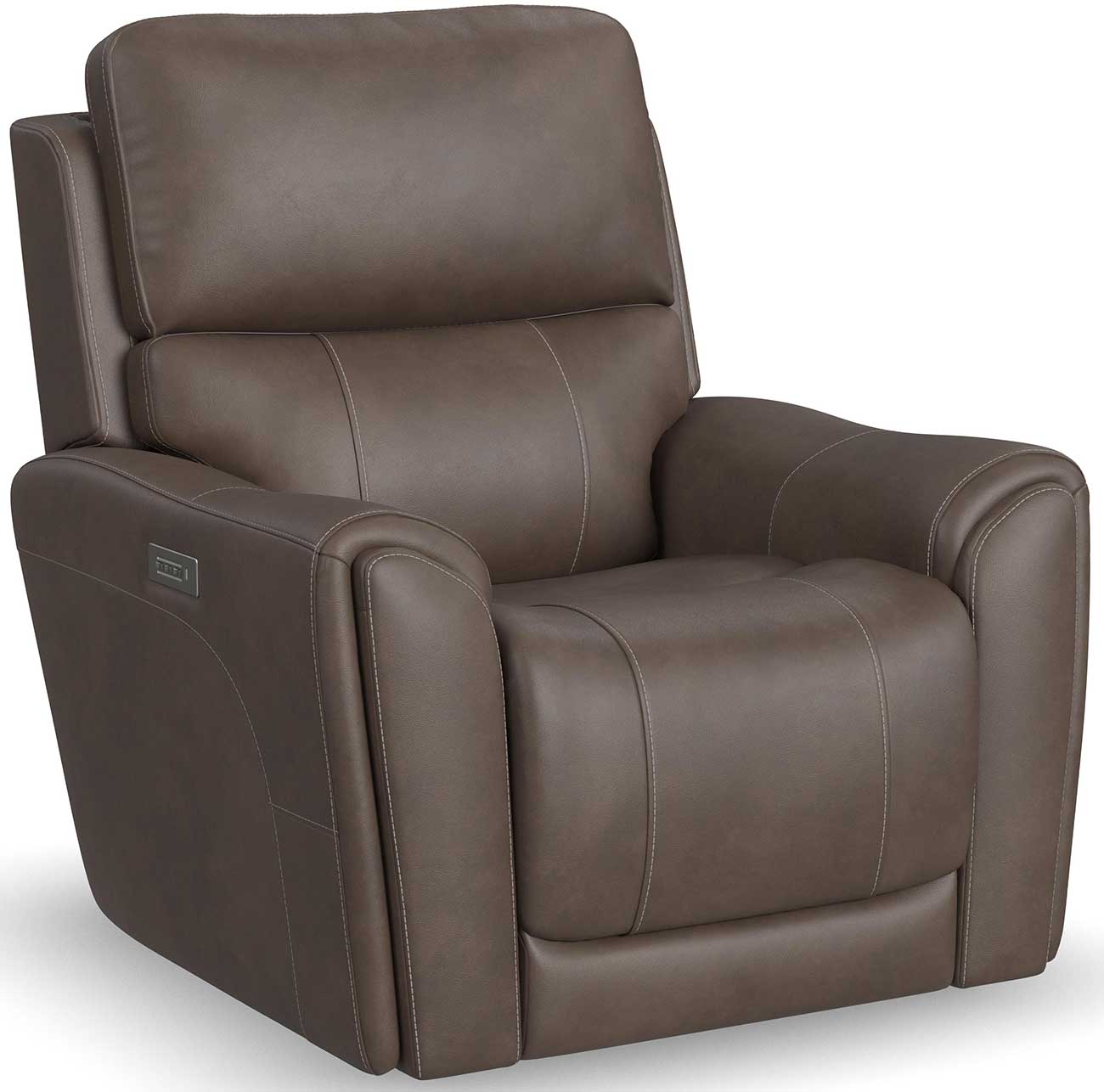 Flexsteel Carter Power Recliner in Cappuccino Fabric - 1587-50PH-886-72