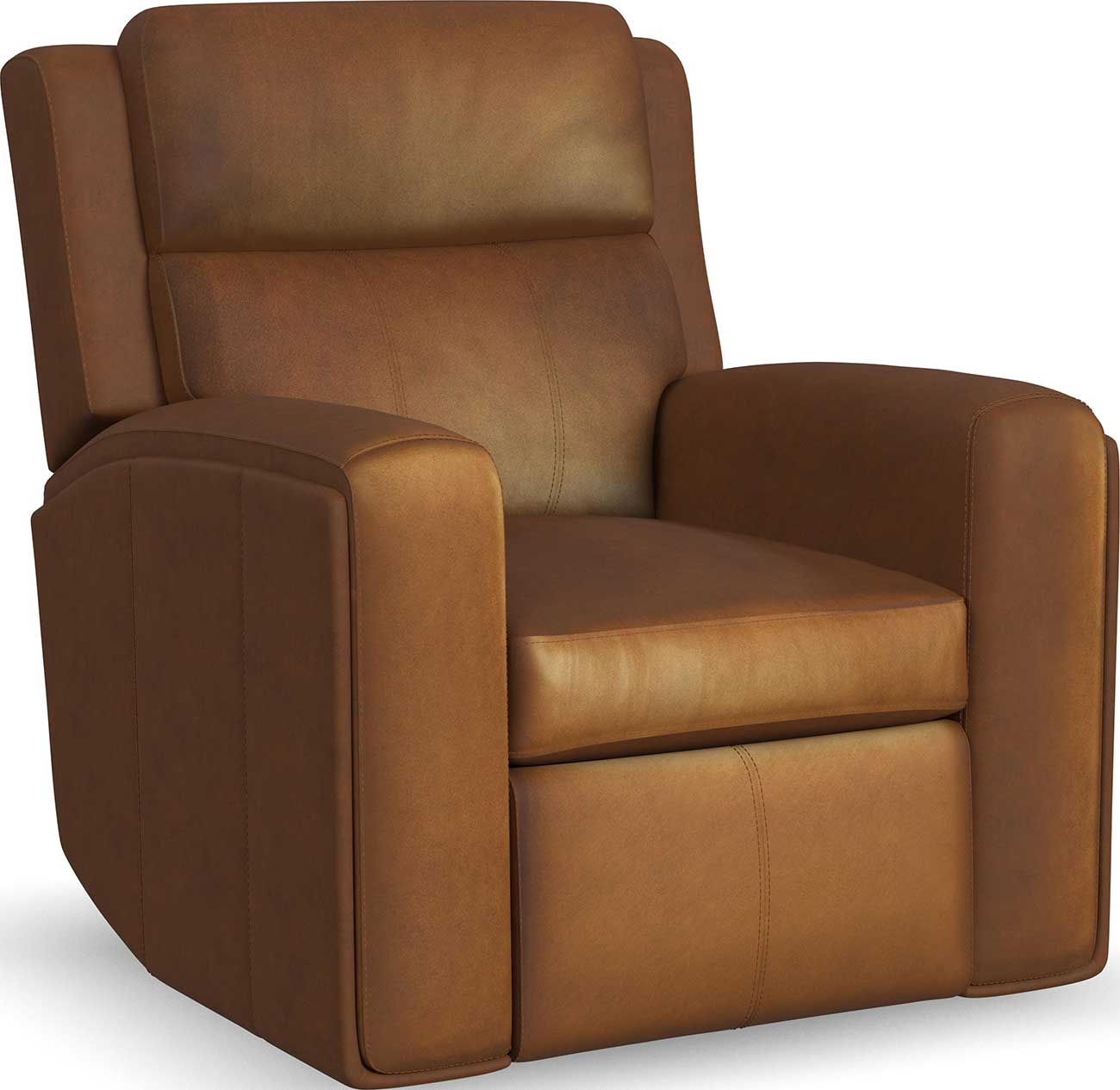Flexsteel Wyatt Power Recliner w Headrest | Lumbar in Canyon - 1596 ...