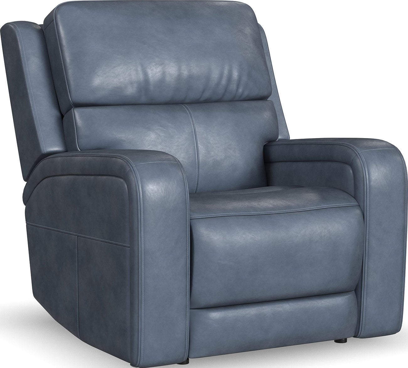 Flexsteel Oasis PWR Recliner in Storm Leather | Abt