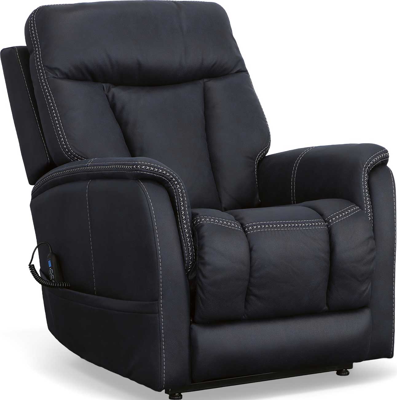 Flexsteel Atlas Ocean Power Lift Recliner w/Power Headrest