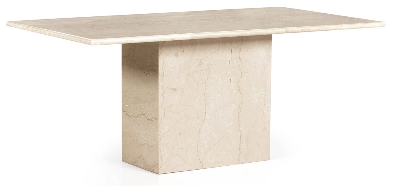 Four Hands Arum Dining Table in Cream Marble - 228596-002